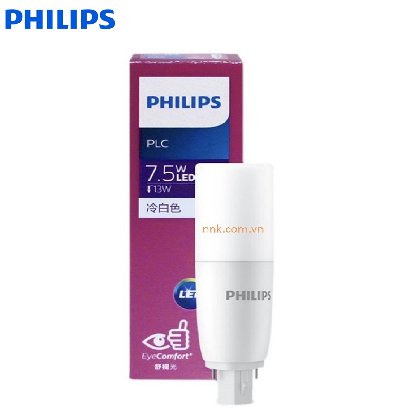 Đèn LED PLC 7.5W 2P G24D Philips - Công ty TNHH Thương mại Dịch vụ NNK